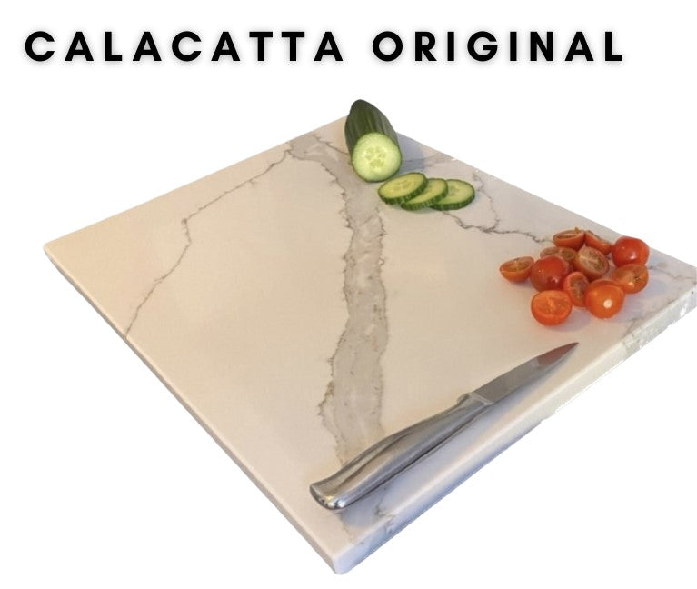 Calacatta Original Quartz Stone Chopping Board – Luxury Quartz Cutz